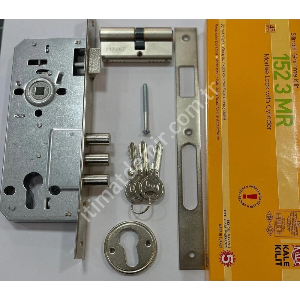 KALE 152 3MR Silindirli Gömme Kilit - İtimat Demir & Ferforje