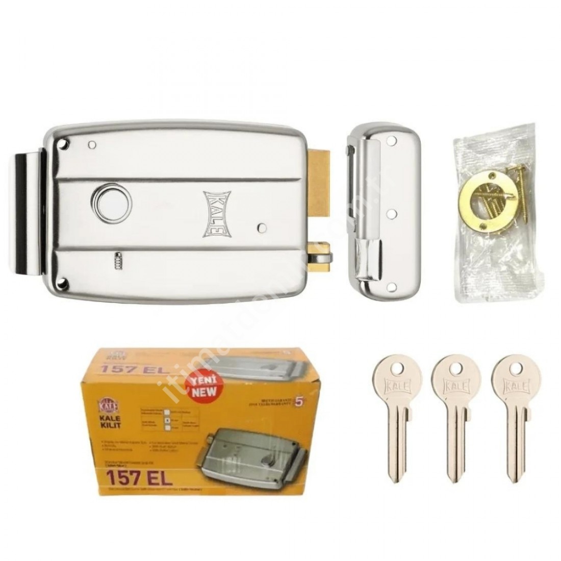 KALE 157 EL Saten Standart Silindirli Elektrikli Tirajlı Kilit - İtimat ...